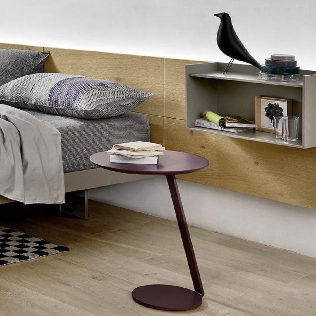 Buy Minimalist Offset Balance Side Table Online | Spaceven